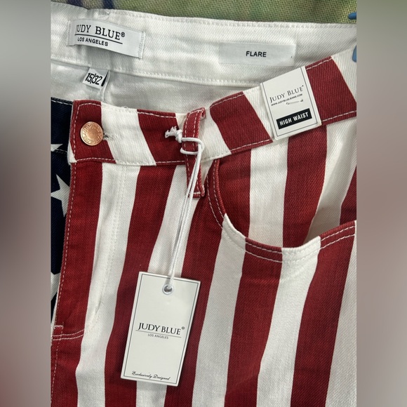 Judy Blue | Jeans | Judy Blue Flag Flare Jeans Nwt Sz532 | Poshmark
